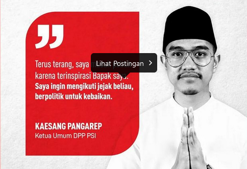 Fakta | Kaesang 'Si Mawar' Resmi Jadi Ketua Umum PSI | Fakta.com