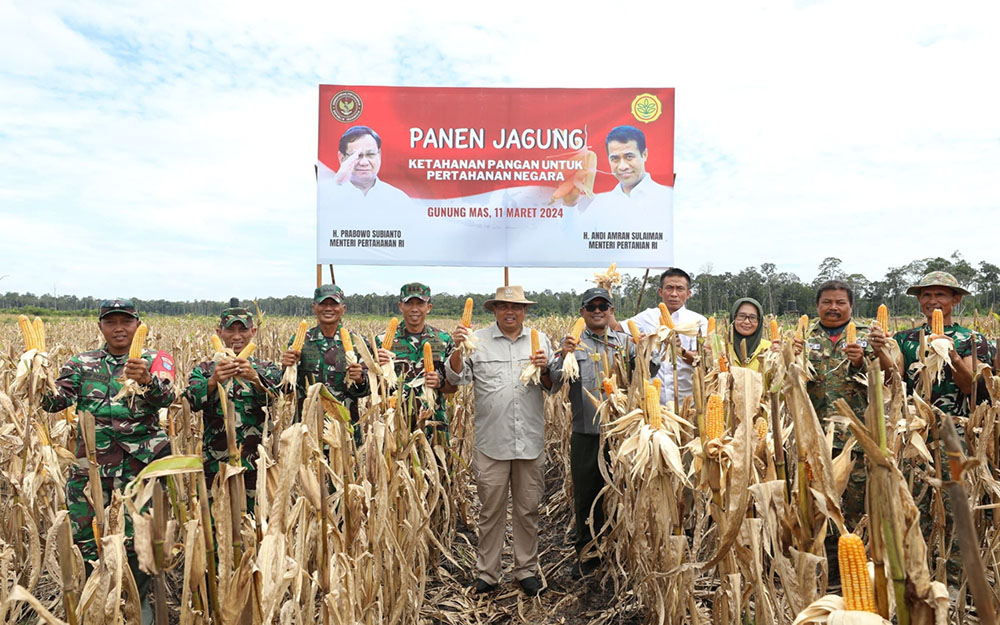 Fakta | Kemenhan-Kementan Panen Raya Jagung Food Estate di Gunung Mas